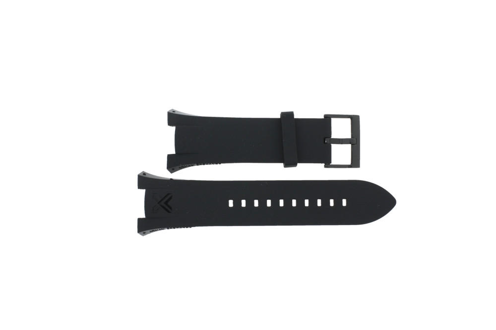 Watch strap Armani AX1050 Silicone Black 14mm