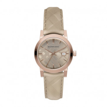 Watch strap Burberry BU9154 Leather 18mm